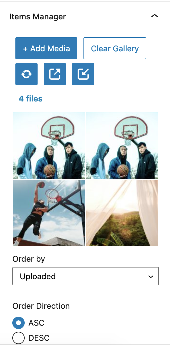 Changing the slide order – Gutenslider